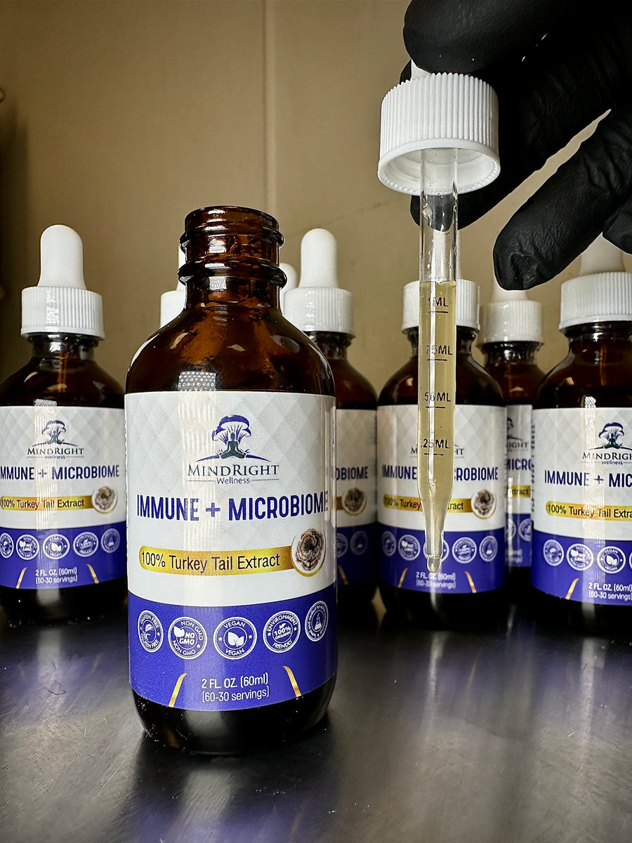 Turkey Tail+ Liquid Double Extract (2oz) – MindRight Wellness